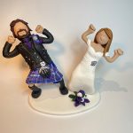 Bride and Groom Wedding Cake Toppers | Totally Toppers.com
