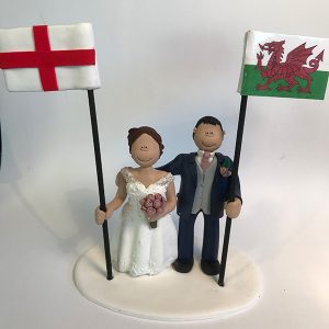 Bride and Groom Wedding Cake Toppers | Totally Toppers.com